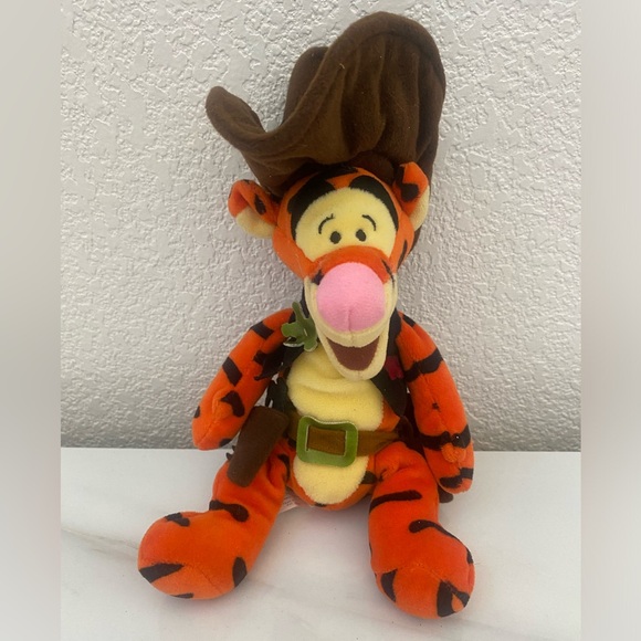 Disney | Toys | Disney Winnie The Pooh Tigger Cowboy Plush Soft Toy ...